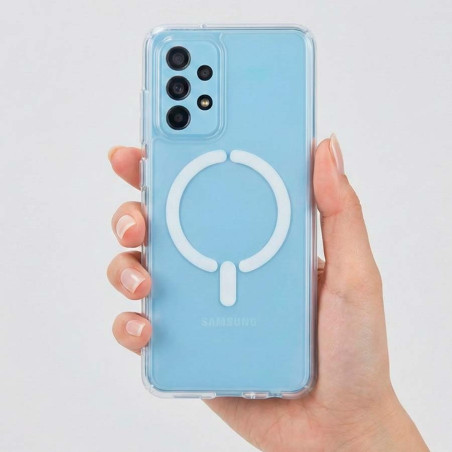 Cover Trasparente Logo Compatibile con Magsafe per Samsung Galaxy A33 ...