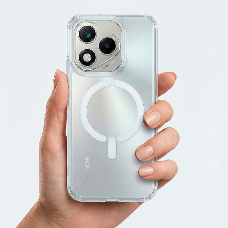 Cover Trasparente Logo Compatibile con Magsafe per Huawei Honor 400 ...