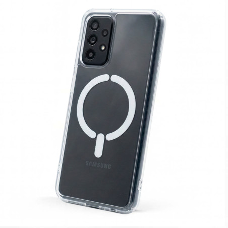 Cover Trasparente Logo Compatibile con Magsafe per Samsung Galaxy A13 ...