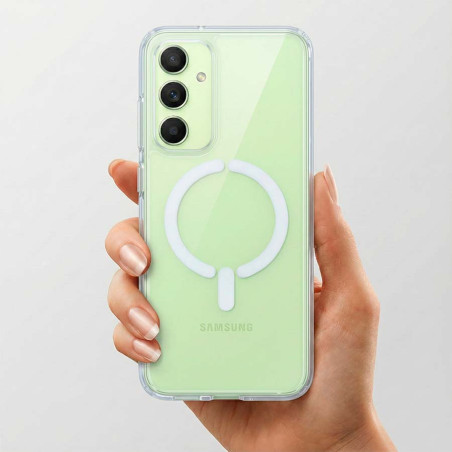 Cover Trasparente Logo Compatibile con Magsafe per Samsung Galaxy A54 ...