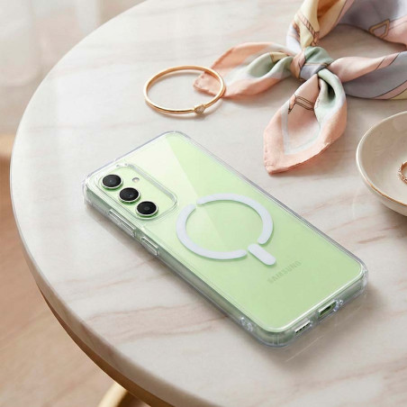 Cover Trasparente Logo Compatibile con Magsafe per Samsung Galaxy A54 ...